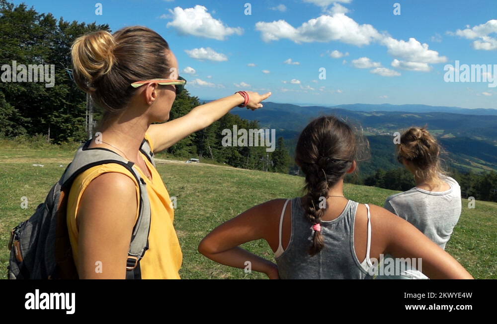 Woman and three daughters and rear view Stock Videos & Footage - HD and ...