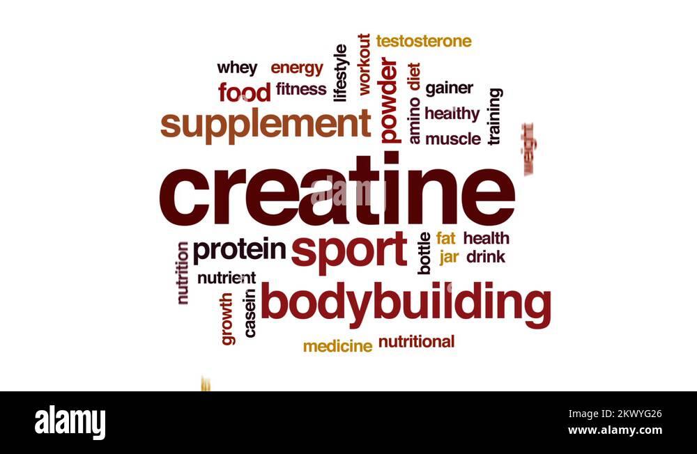Creatine animated word cloud, text design animation Stock Video Footage ...