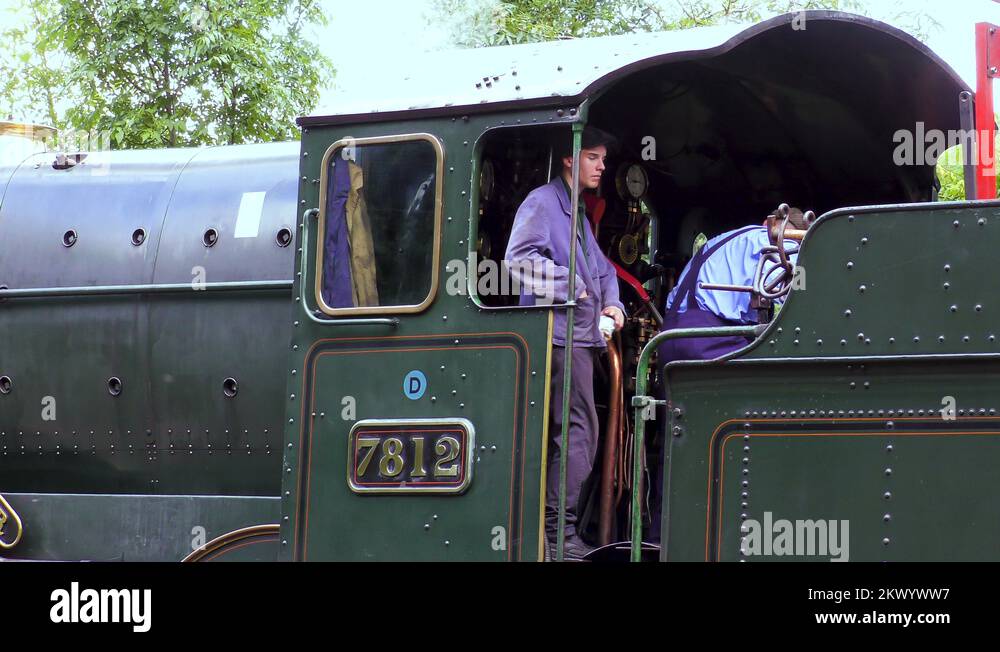Steam locomotive driver and fireman Stock Videos & Footage - HD and 4K ...