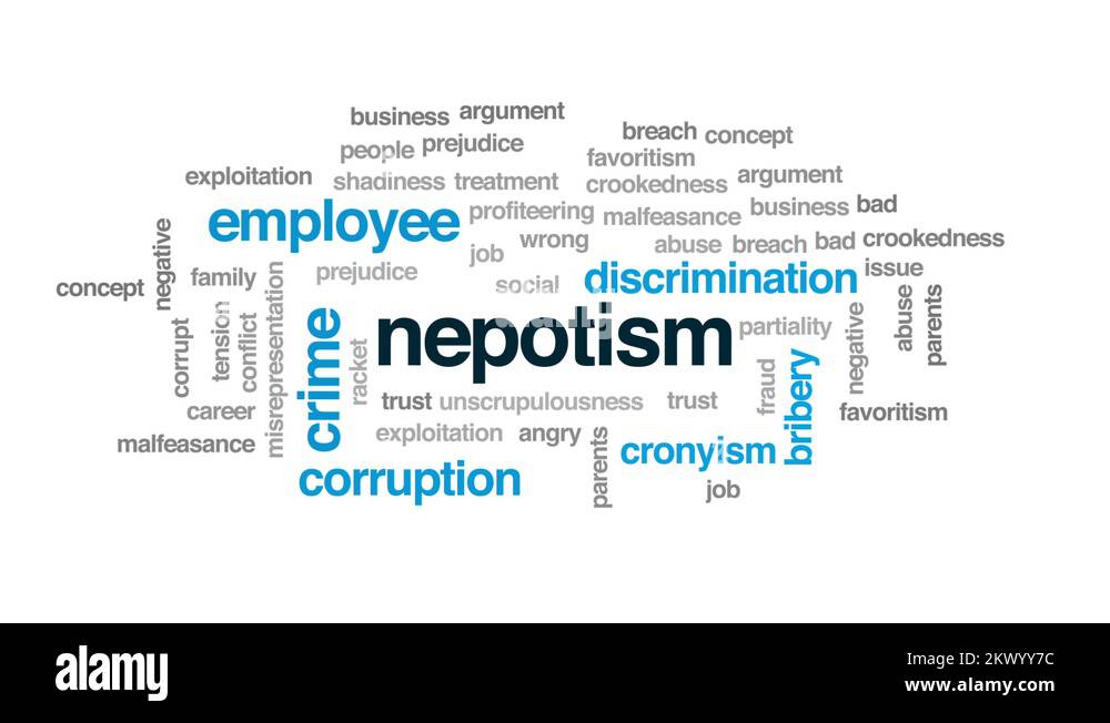 Nepotism word Stock Videos & Footage - HD and 4K Video Clips - Alamy
