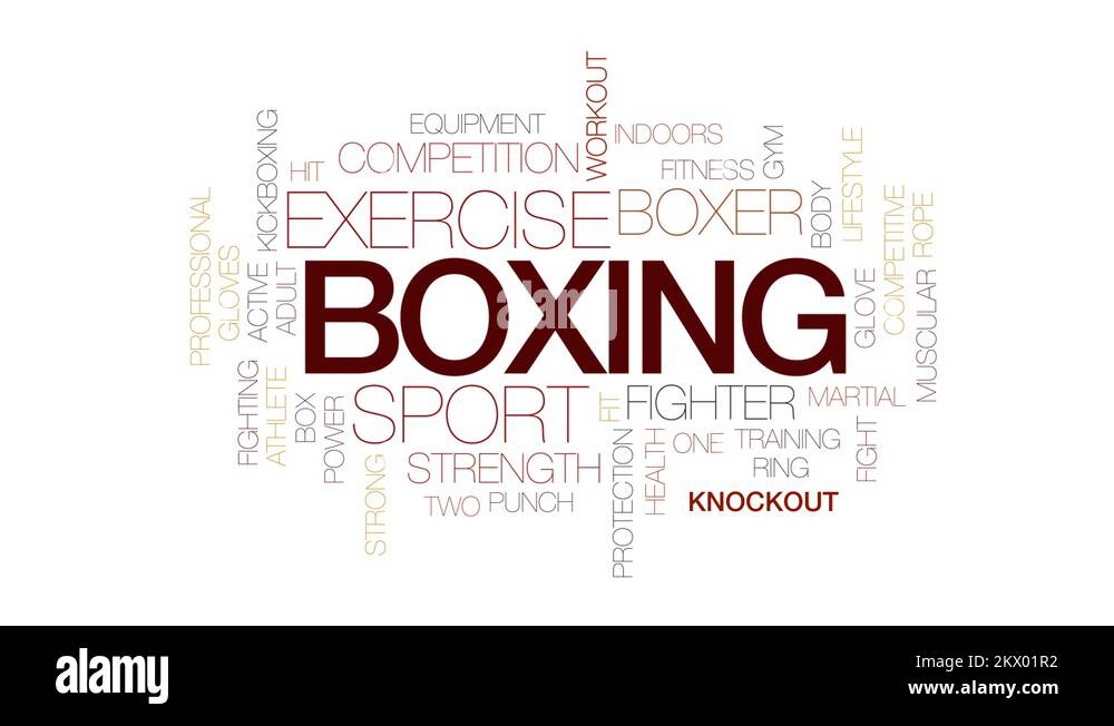 Boxing typography Stock Videos & Footage - HD and 4K Video Clips - Alamy
