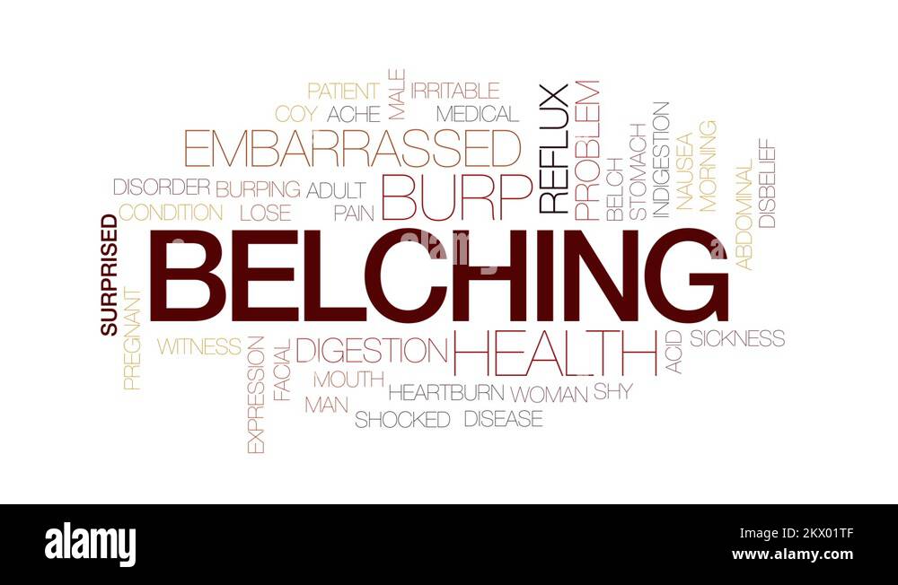 Belching animated word cloud, text design animation. Kinetic typography ...
