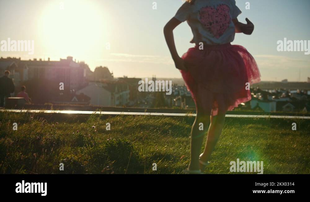 Little girl playing running Stock Videos & Footage - HD and 4K Video ...