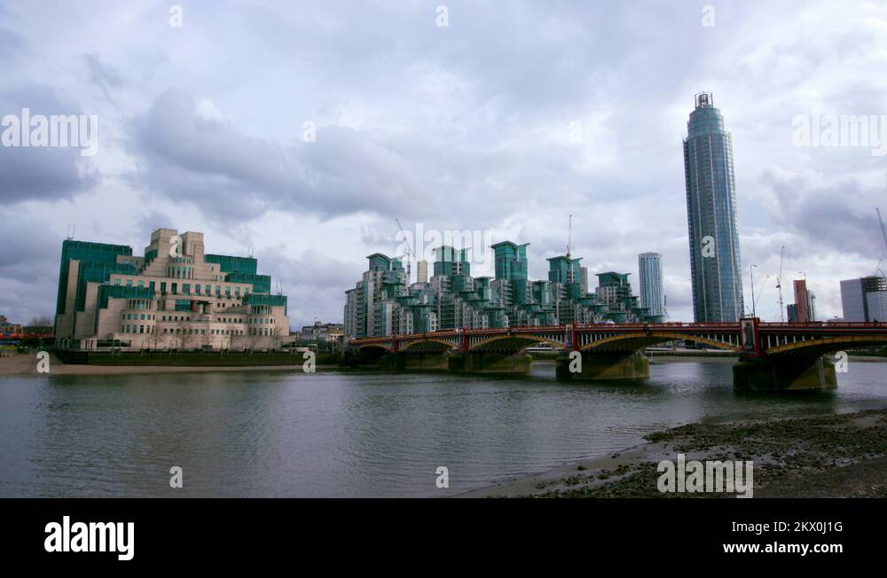 Mi6 building bridge Stock Videos & Footage - HD and 4K Video Clips - Alamy