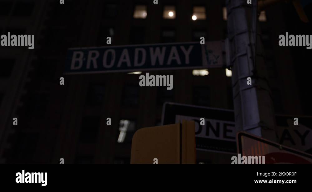 Broadway night sign Stock Videos & Footage - HD and 4K Video Clips - Alamy