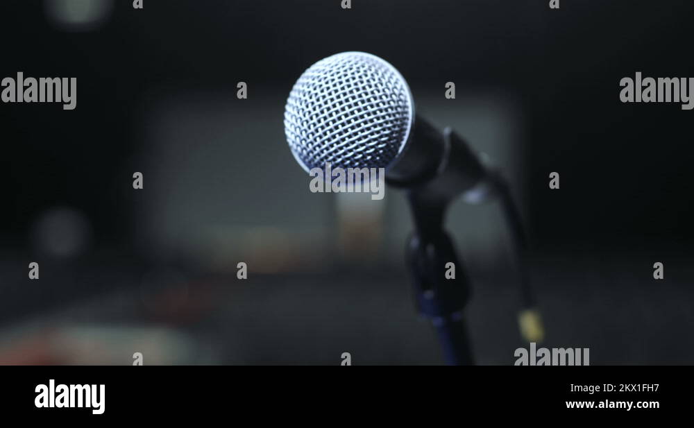 Close up microphone on stage Stock Videos & Footage - HD and 4K Video ...