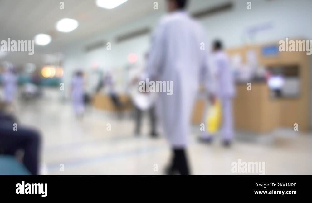 Hospital corridor patient crowd Stock Videos & Footage - HD and 4K ...