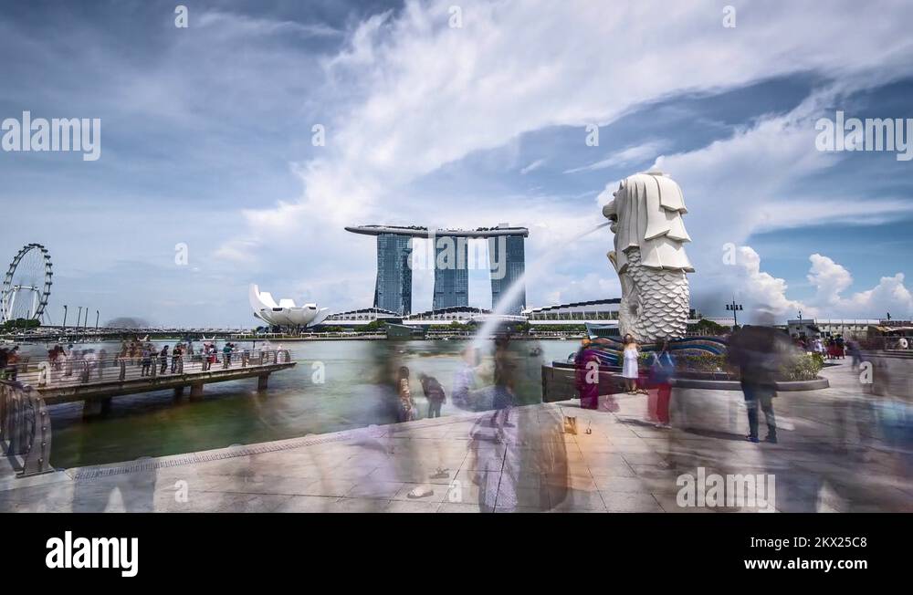 Singapore Marina Bay Sands Time lapse 4K Stock Video Footage - Alamy