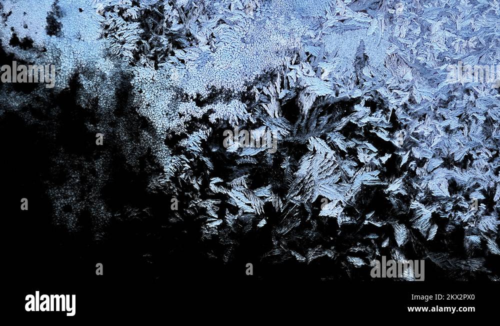 Beautiful window freezing animation from top to bottom Stock Video ...