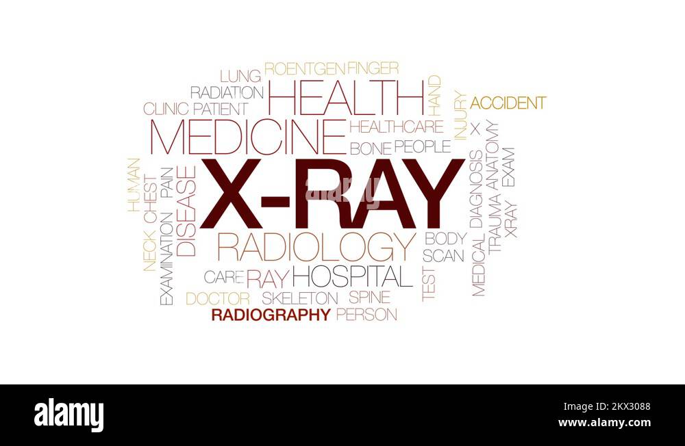 X-ray animated word cloud, text design animation. Kinetic typography ...
