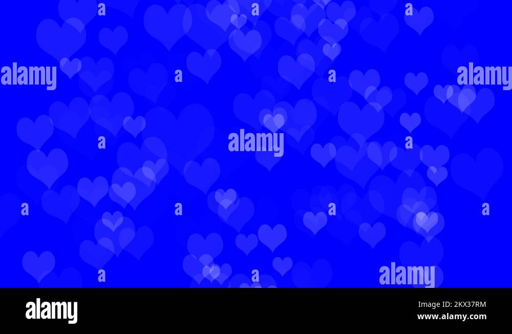 Animated many moving small hearts useful for virtual set background ...