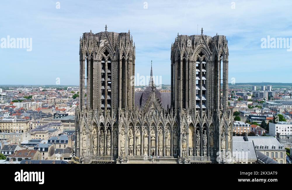 Notre dame of reims cathedral Stock Videos & Footage - HD and 4K Video ...