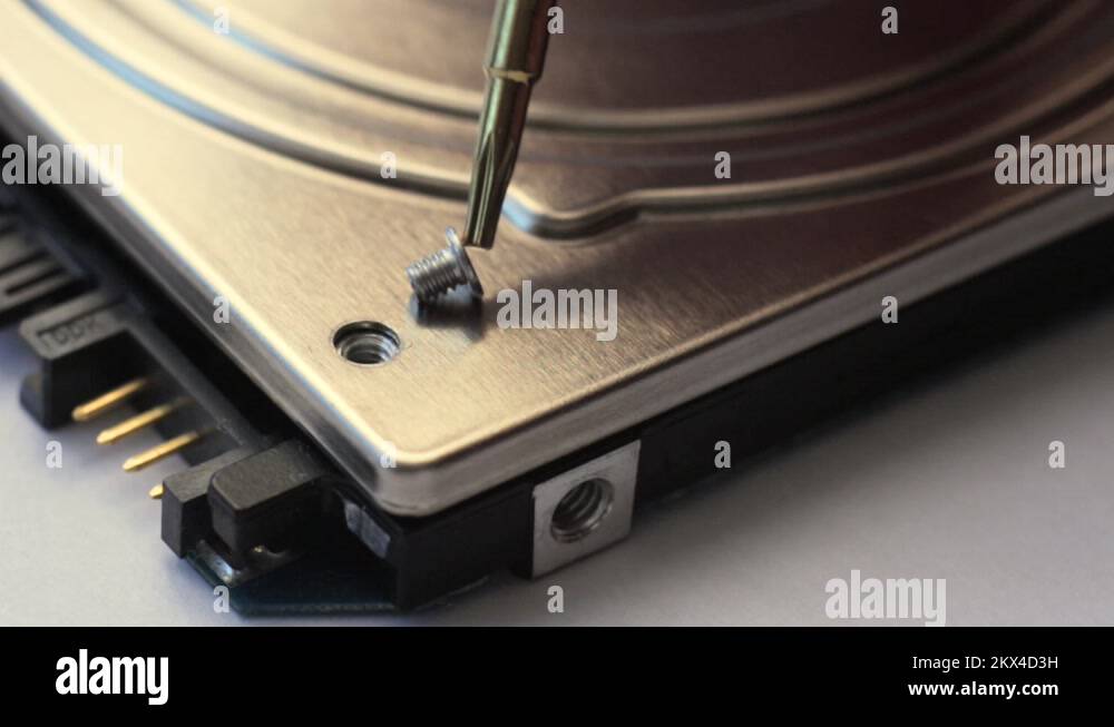 Hard drive screw Stock Videos & Footage - HD and 4K Video Clips - Alamy