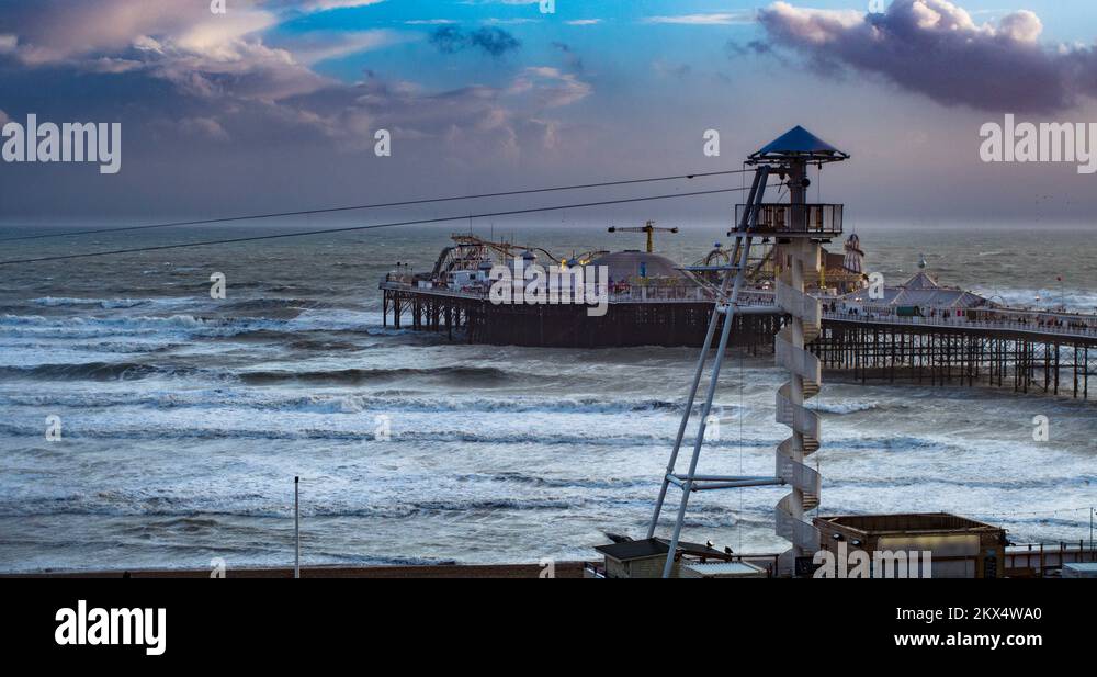 Brighton pier storm Stock Videos & Footage - HD and 4K Video Clips - Alamy