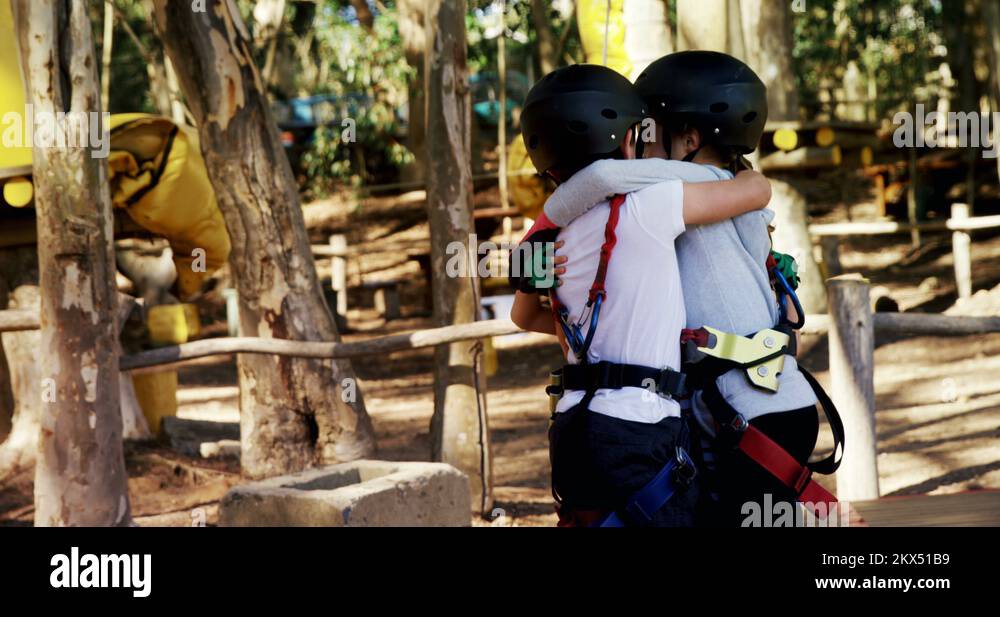 Kids hugging each other 4k Stock Video Footage - Alamy