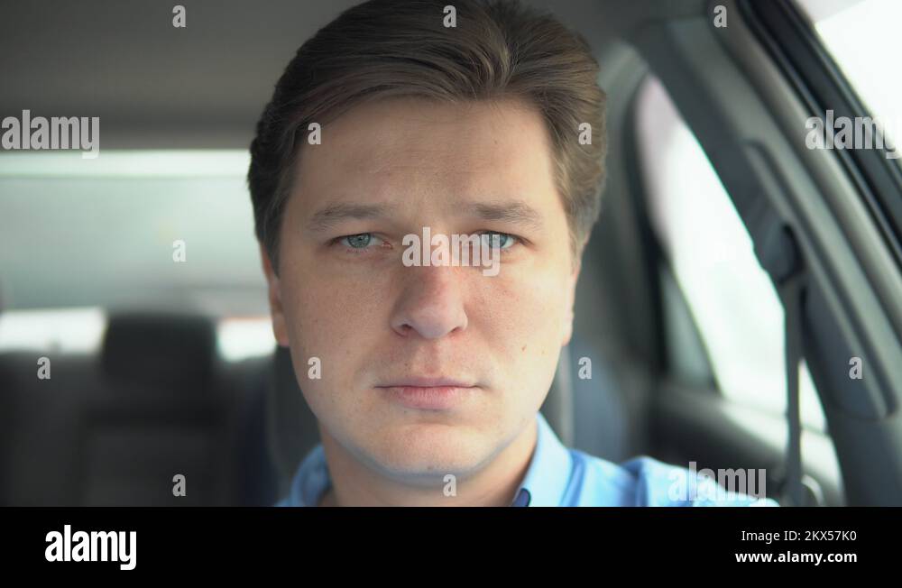 Sad man in car Stock Videos & Footage - HD and 4K Video Clips - Alamy
