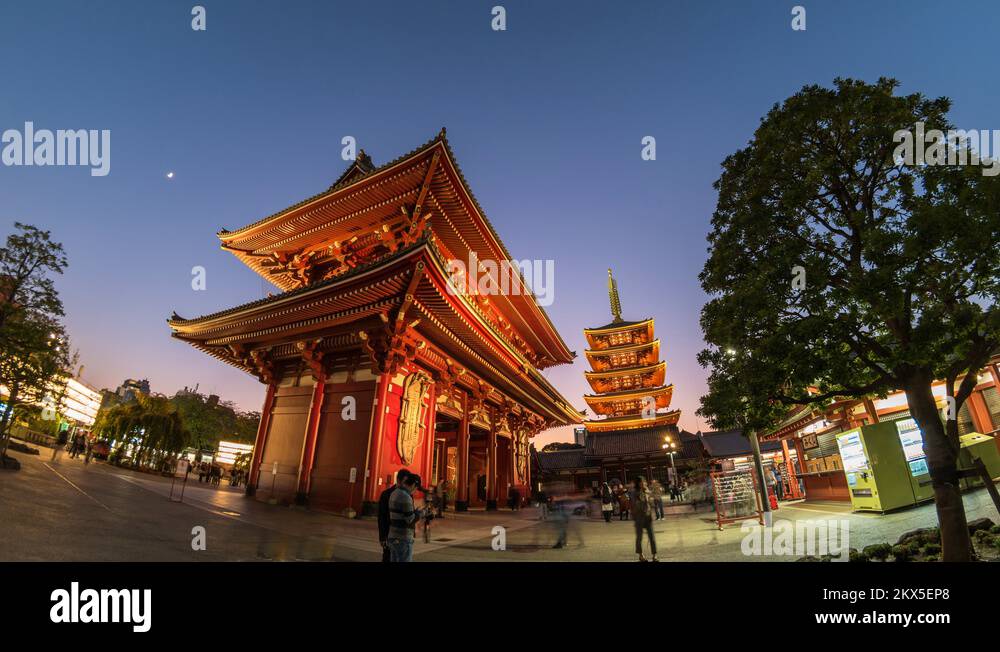 Senso ji temple tokyo night Stock Videos & Footage - HD and 4K Video ...