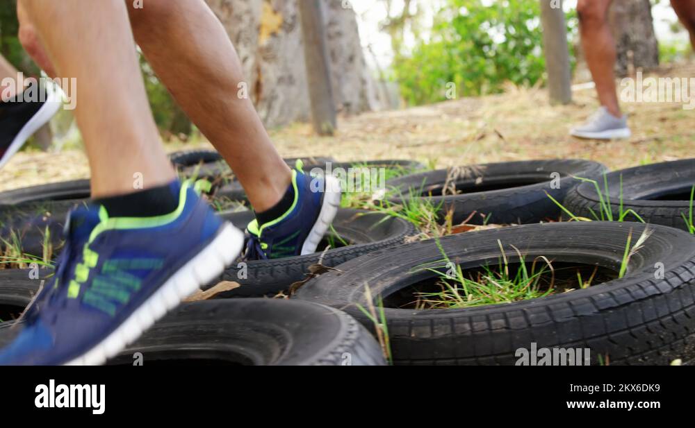 Tire obstacle course Stock Videos & Footage - HD and 4K Video Clips - Alamy