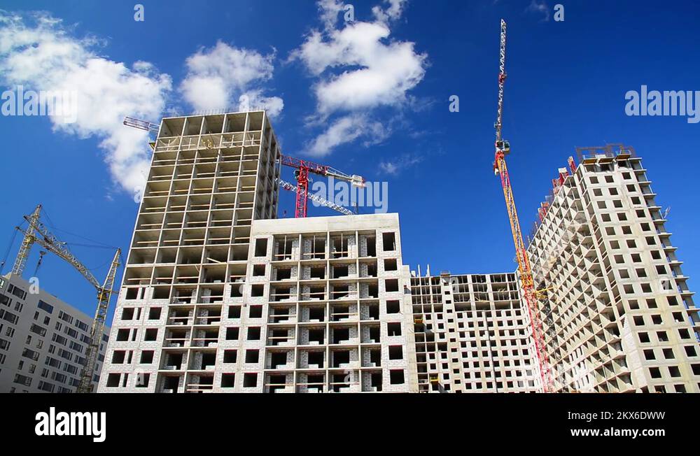 Construction houses different architecture Stock Videos & Footage - HD ...