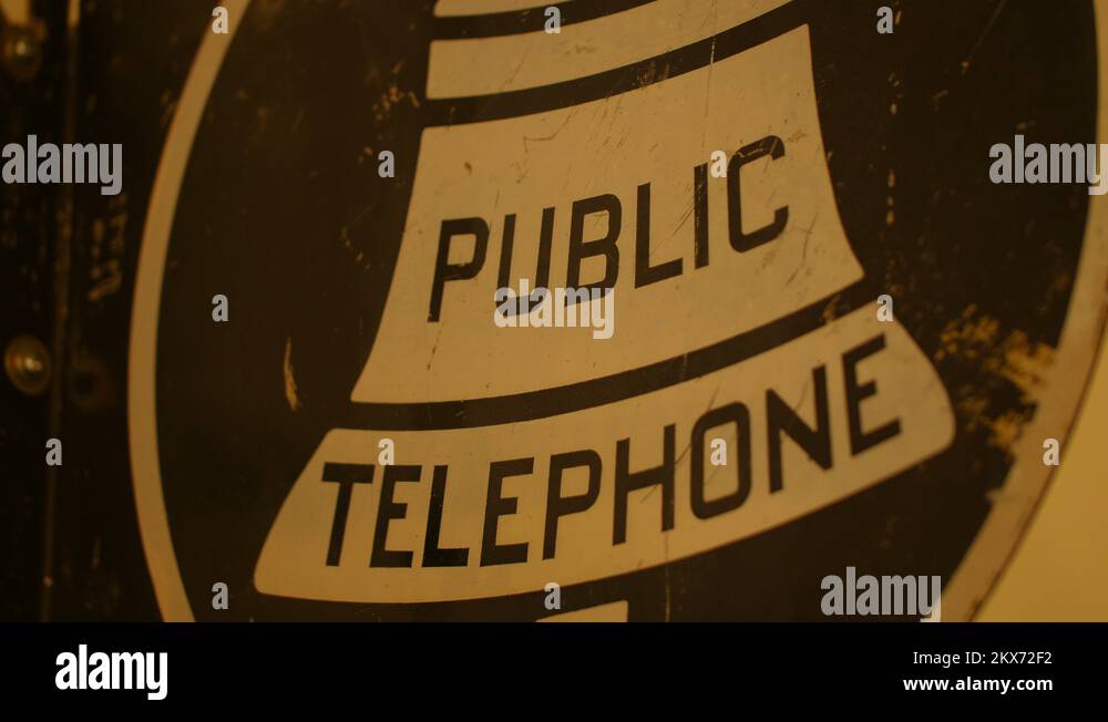 Old telephone sign Stock Videos & Footage - HD and 4K Video Clips - Alamy