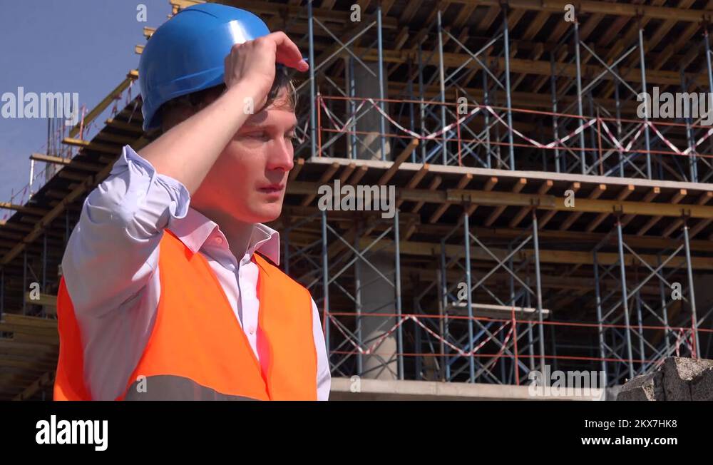 Sweaty construction worker Stock Videos & Footage - HD and 4K Video ...