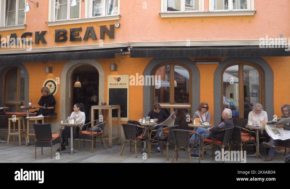 Cafe in old town Stock Videos & Footage - HD and 4K Video Clips - Alamy