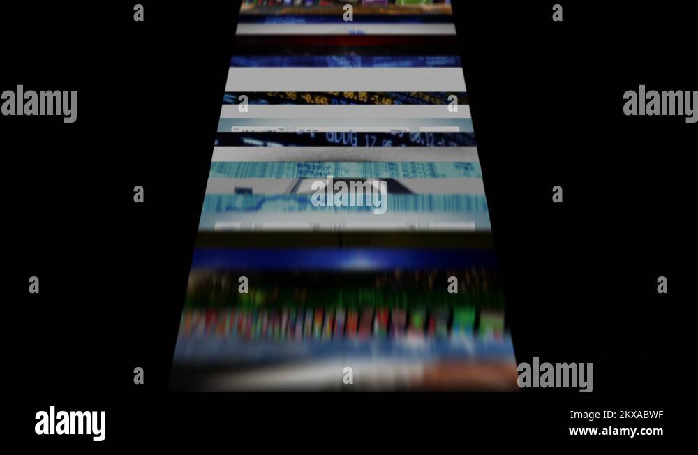Video Wall with green screen. Loopable Stock Video Footage - Alamy