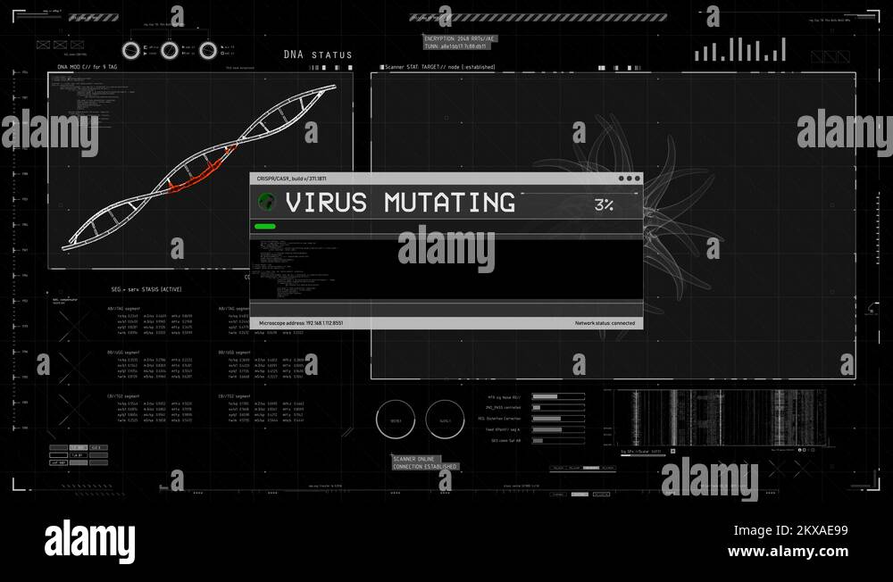 Virus research virus mutation Stock Videos & Footage - HD and 4K Video ...