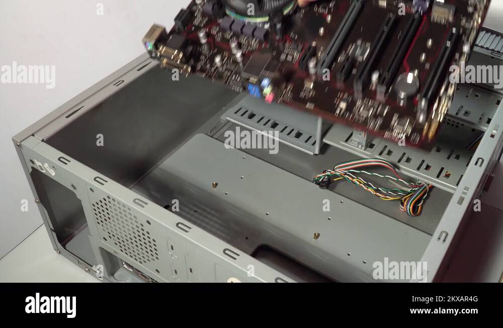 Case To Motherboard Wiring Fitting The Motherboard Into The