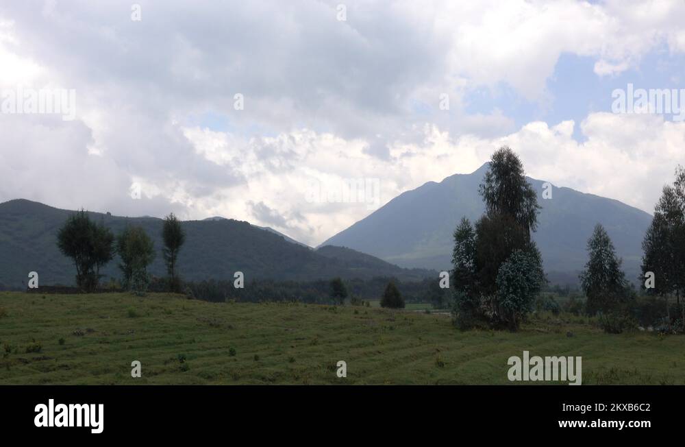 Virunga mountains landscape Stock Videos & Footage - HD and 4K Video ...