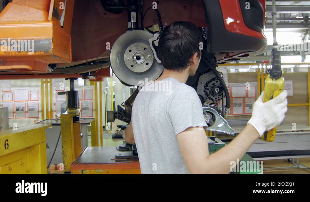 Car plant worker on production line Stock Videos & Footage - HD and 4K ...