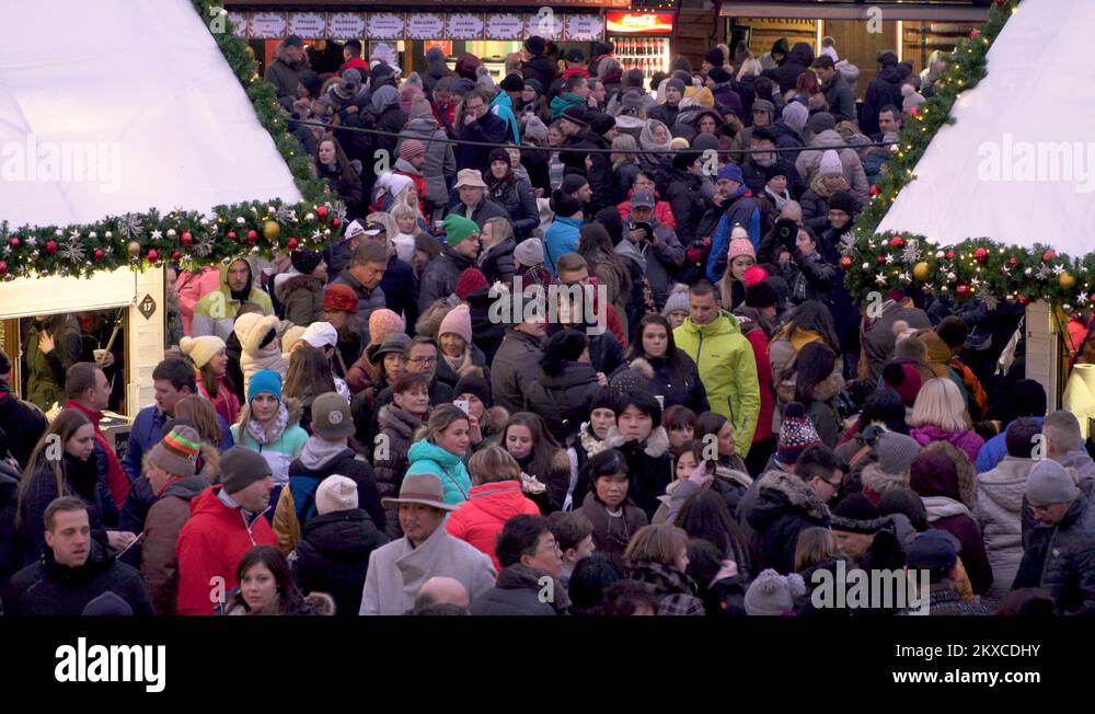 Crowd of people town square Stock Videos & Footage - HD and 4K Video ...