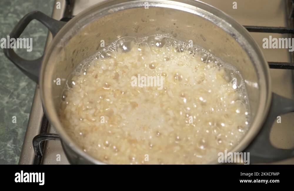 Rice boiling in a saucepan Stock Videos & Footage - HD and 4K Video ...