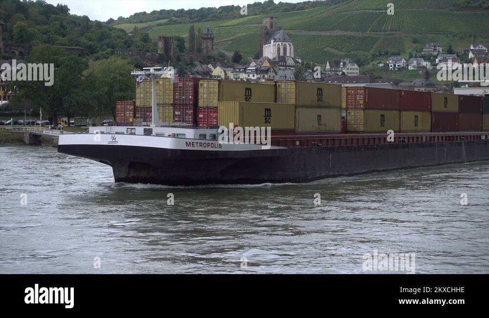 River rhine container barge Stock Videos & Footage - HD and 4K Video ...