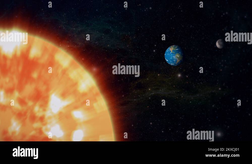 Earth and moon and sun and orbit Stock Videos & Footage - HD and 4K ...