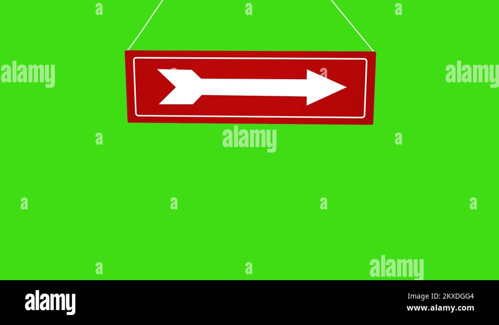 Red arrow pointing right indicator Stock Videos & Footage - HD and 4K ...