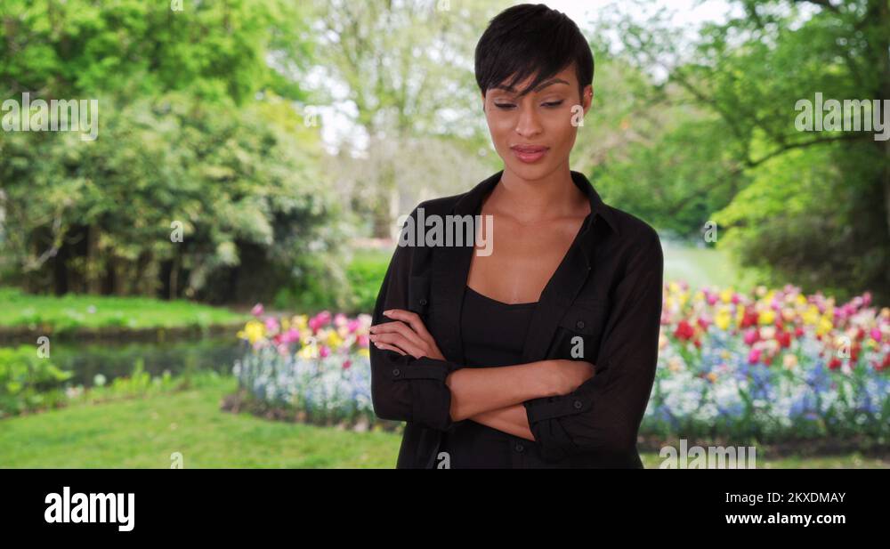 Black woman standing proud pose Stock Videos & Footage - HD and 4K ...