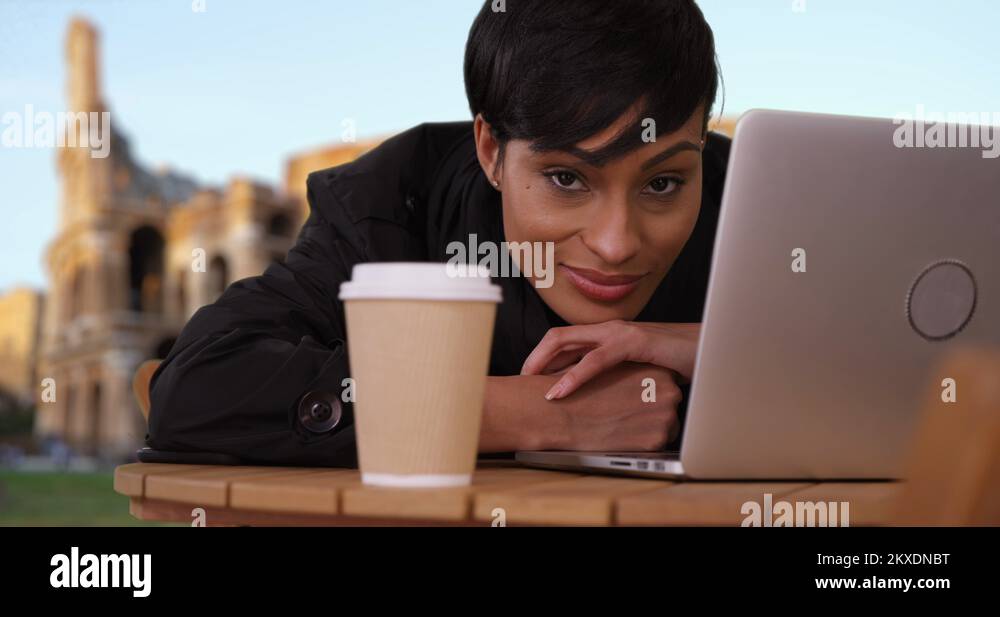 Woman staring intently computer Stock Videos & Footage - HD and 4K ...