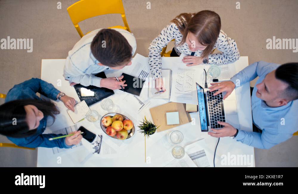 Top view office desk Stock Videos & Footage - HD and 4K Video Clips - Alamy