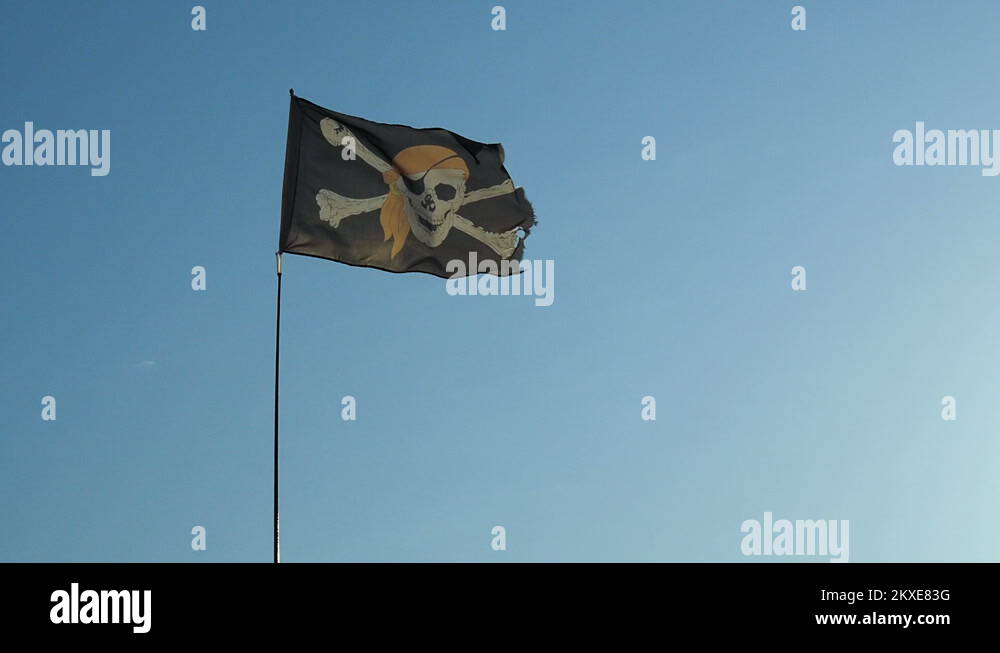 Old pirate flag Stock Videos & Footage - HD and 4K Video Clips - Alamy