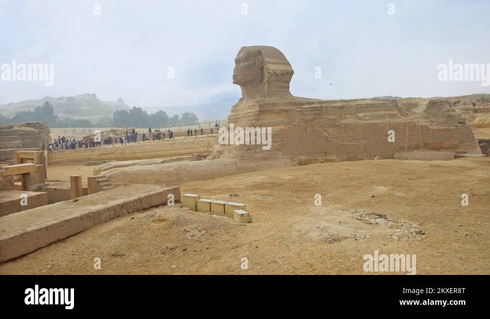 Great sphinx of giza landmark in egypt Stock Videos & Footage - HD and ...