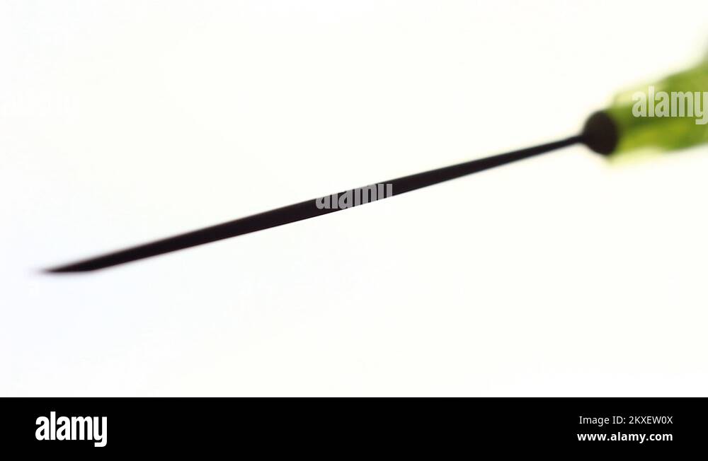 Macro of syringe and its needle in a studio Stock Video Footage - Alamy