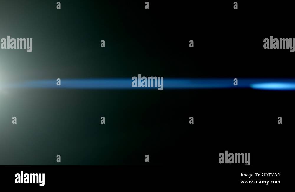 Realistic Anamorphic Lens Flare Practical Effects Stock Video Footage ...