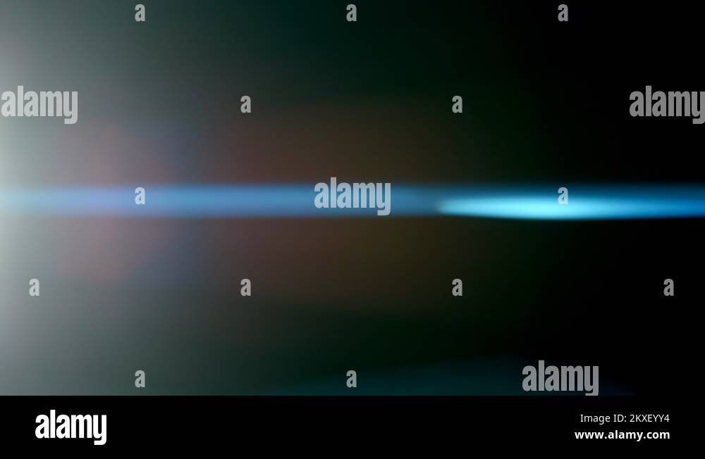 Realistic Anamorphic Lens Flare Practical Effects Stock Video Footage ...