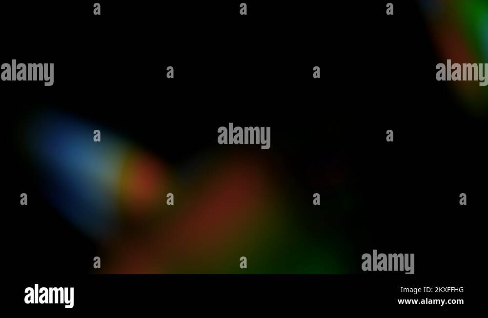 Organic Anamorphic Prism Light Leaks Compositing Elements Stock Video ...