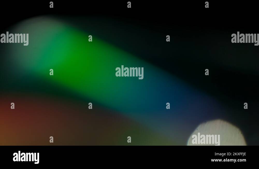 Organic Anamorphic Prism Light Leaks Compositing Elements Stock Video ...