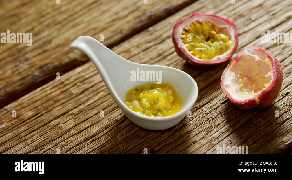 Passion fruit pulp seeds Stock Videos & Footage - HD and 4K Video Clips ...