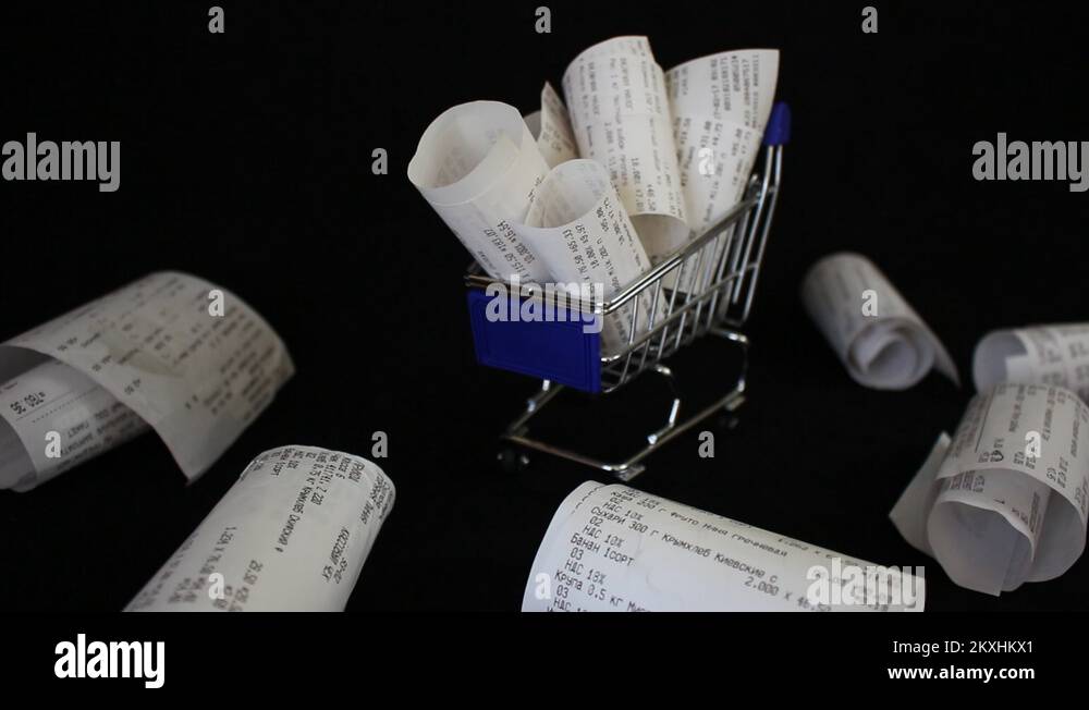 Receipt receipts Stock Videos & Footage - HD and 4K Video Clips - Alamy