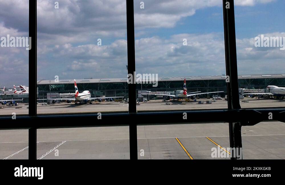 Heathrow airport terminal Stock Videos & Footage - HD and 4K Video ...