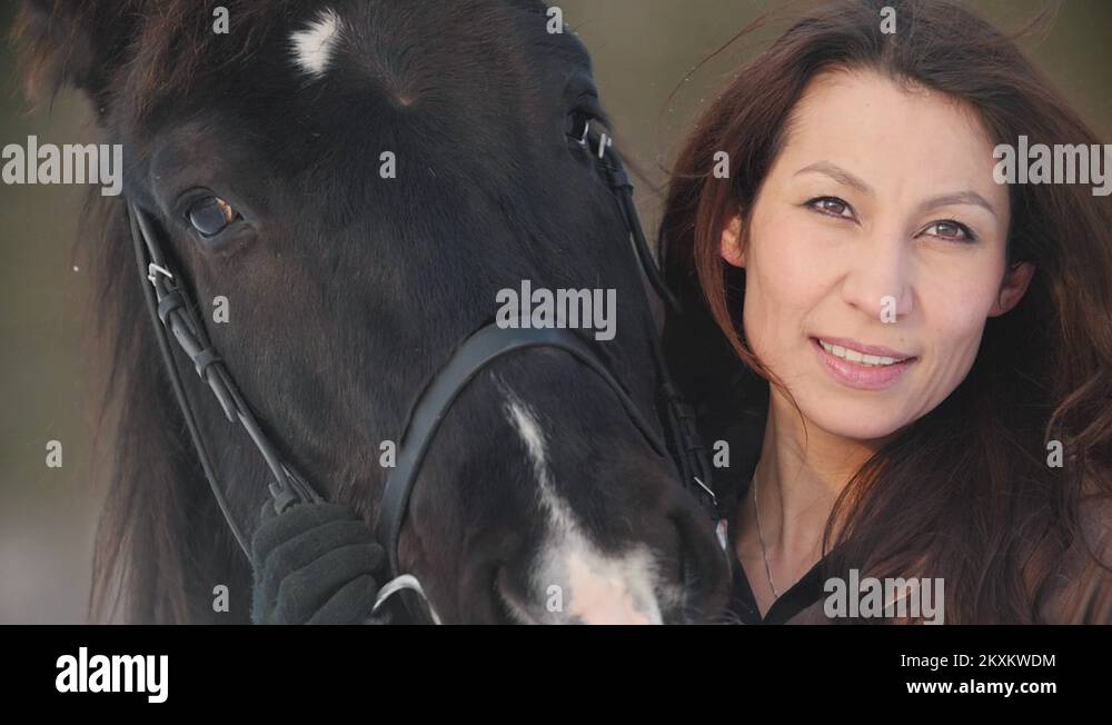 Beautiful young horse rider in Stock Videos & Footage - HD and 4K Video ...